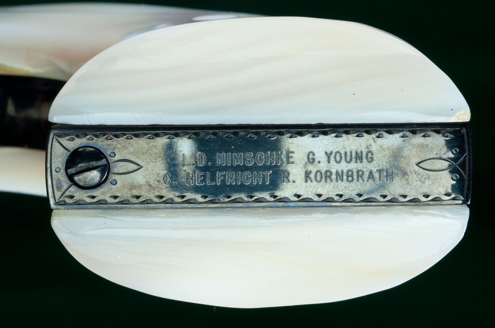 Colt Single Action Army 3rd Generation Engravers Sampler Prototype