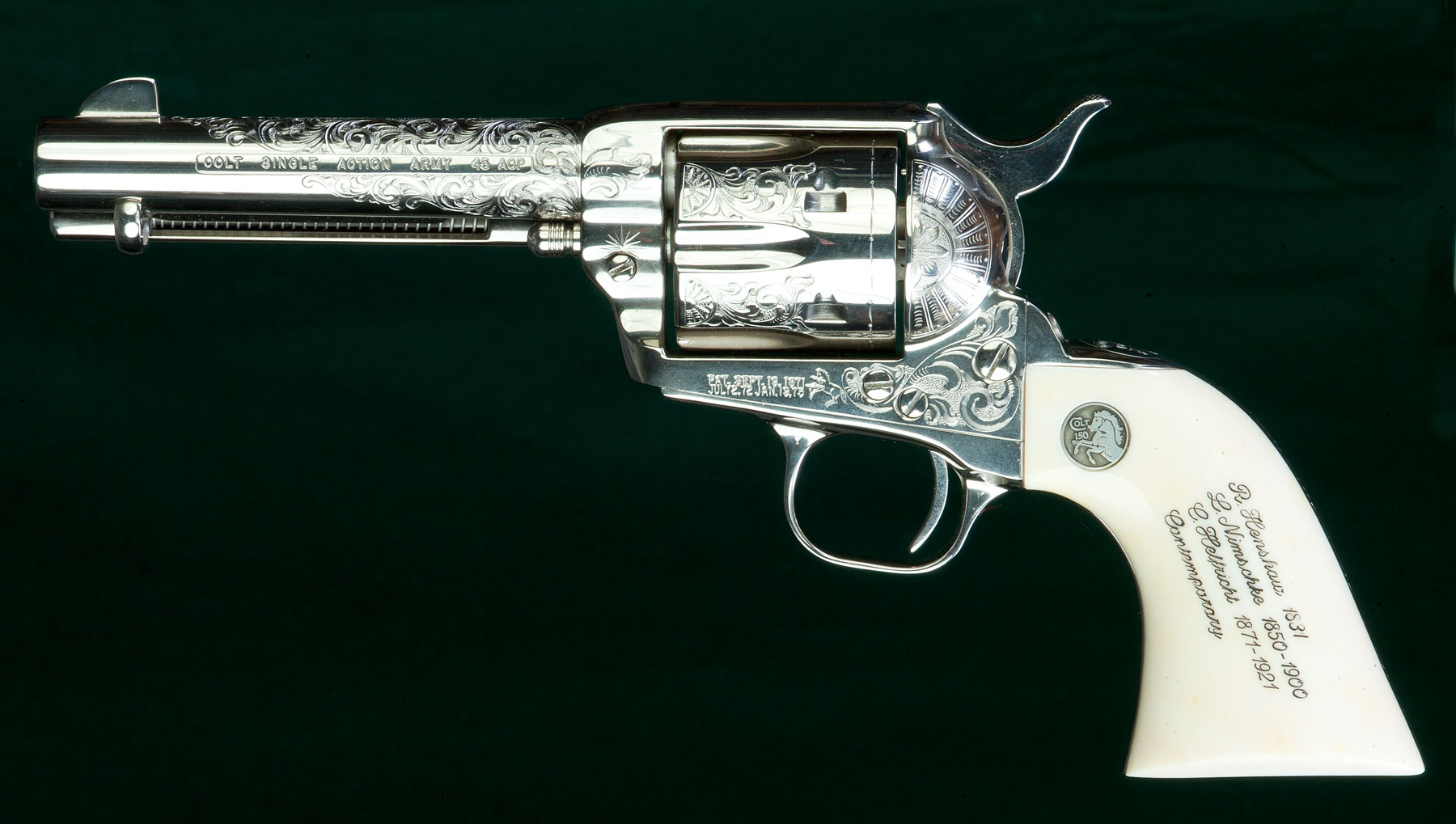 Colt Single Action Army 3rd Generation Engravers Sampler